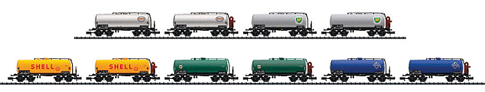 Trix - Tank Car Set pkg(20) - German Federal Railway (4 Each: Shell ...