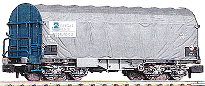 Roco - Tarpaulin Covered Cars Era V - Cargas RENFE - 625-25375