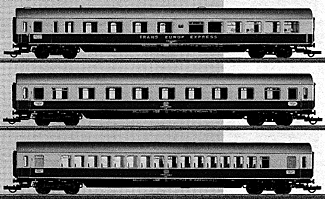 Roco - TEE Coach Set II - DB 1970 - 1985 1:100 - 625-44121