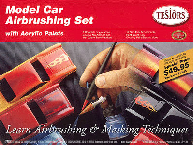 Testor - Testors Airbrush Set - Model Car Detailing - 704-9176