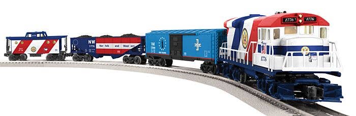 Lionel - The Patriot Diesel Freight Set w/Sound & LionChief Remote ...