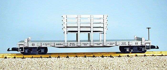 USA - "The Work Train Series"(R) Rail & Tie Car - Santa Fe (silver ...