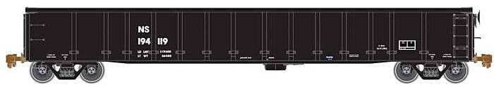 Atlas - Thrall 2743 Gondola - Ready to Run - Master(R) - NS 193977 (black, reporting Marks Only ...