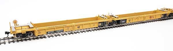 Walthers - Thrall 5-Unit Rebuilt 40' Well Car - Ready to Run - Trailer-Train DTTX #748317 A-E ...