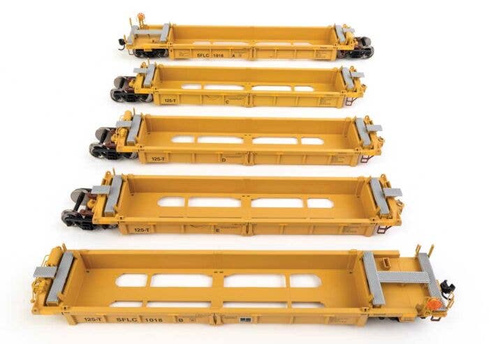 Walthers - Thrall 5-Unit Rebuilt 40' Well Car - Ready to Run - BNSF ...