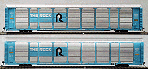 Walthers - Thrall 89' Tri-level Enclosed Auto Carrier-Assembled - Rock Island Limited Run - 932 ...