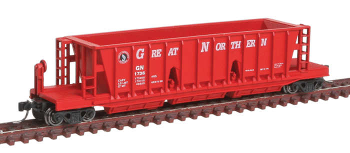 Con-Cor - Three-Bay Longitudinal Hopper - Great Northern - 223-176105