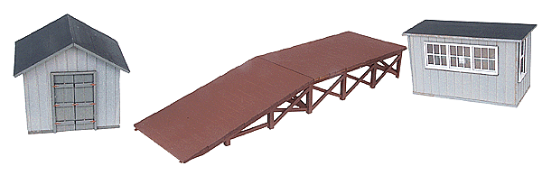 Scale Univ - Three Trackside Structures - Kit - 646-1008A
