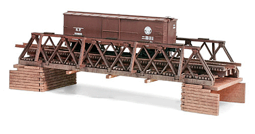 MicroTrain - Through Timber Bridge - Kit (Laser-Cut Wood) - With ...