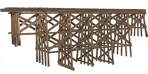 JV Model - Timber Trestle Bridge - Kit - 345-1014