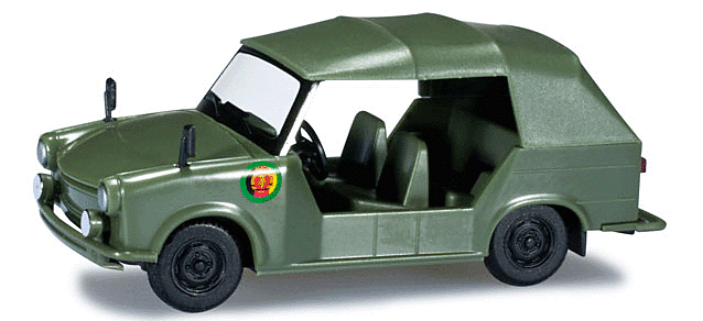 Herpa - Trabant Patrol Car - Assembled - East German Border Guard ...