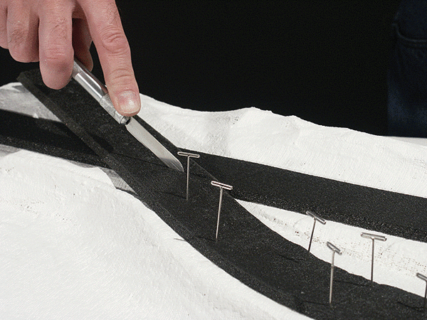 Woodland - Track-Bed Roadbed Material - Standard Track Profile pkg(12 ...