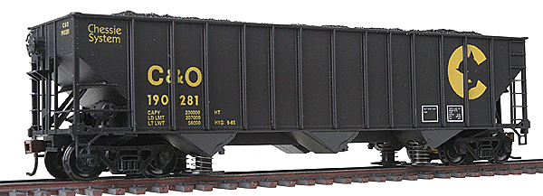 JAM - Track Cleaning Car - Bowser 100-Ton 3-Bay Hopper w/Coal Load ...