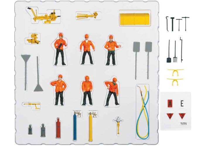 Marklin - Track Laying Gang w/Tools - 6 Figures - 441-56408