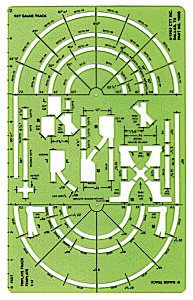 CTT Inc - Track Template - For O and O-27 Track - 233-1000