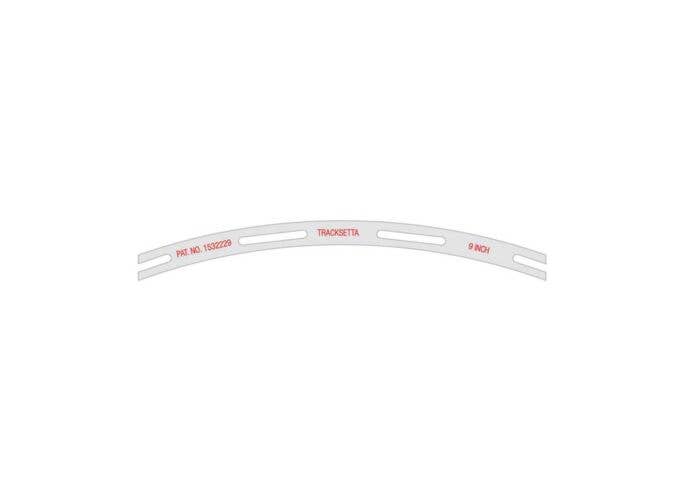 Peco - Tracksetta Track Laying Template - 9" 22.8cm Radius Curve - 552-NT9