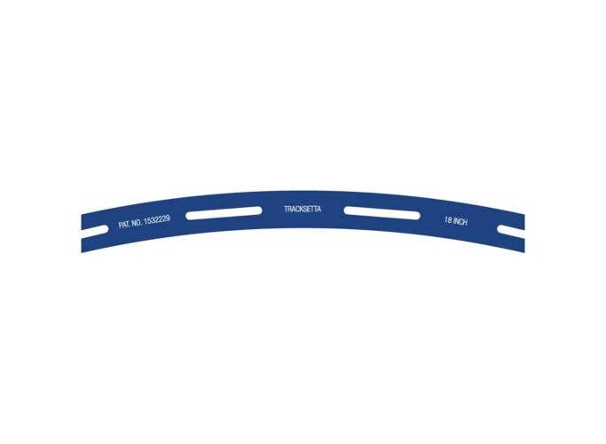 Peco - Tracksetta Track Laying Template - 18" 45.7cm Radius Curve - 552 ...