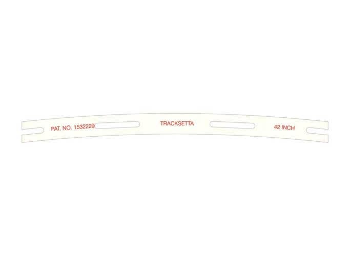 Peco - Tracksetta Track Laying Template - 42" 106.7cm Radius Curve ...