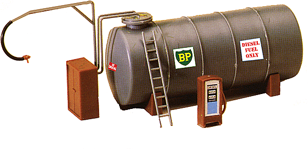 Model Pwr - Trackside Oil Tank - Assembled - 490-773