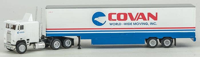 Con-Cor - Tractor w/Trailer - Assembled - Covan Moving (white, red ...