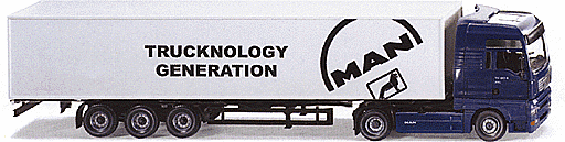 Wiking - Tractor/Trailer MAN - "Trucknology Generation" (blue tractor ...