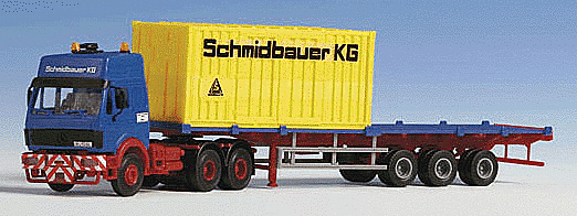 Kibri - Tractor/Trailer - MB Tractor w/Container Trailer - 405-13555