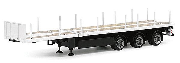 Herpa - Trailer Only - 3-Axle Nooteboom Teletrailer - 326-76050