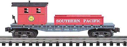 K-Line - Train 19(TM) Work Caboose - Southern Pacific (red, gray, white ...