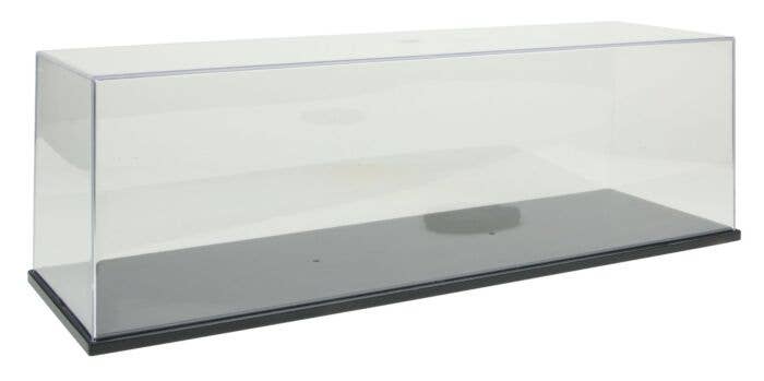 Imex - Train Display Case - Black Base 19-3/4 x 5-7/8 x 5-3/4" 50.1 x ...