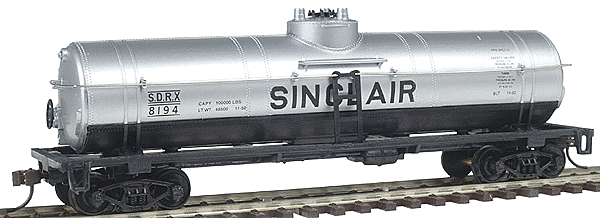 Walthers - Trainline(R) 40' Tank Car - Ready to Run - Sinclair - 931-611