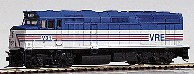 Walthers - Trainline(R) Diesel EMD F40PH Powered - Ready-to-Run - Virginia Railway Express #V31 ...