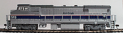 Walthers - Trainline(R) Diesel GE-8 40B Powered/Ready-to-Run - Amtrak(R) #513 - Phase IV Scheme ...