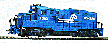 Walthers - Trainline(R) Diesel GP9M Powered - Ready to Run - Conrail #7563 (blue, white) - 931-106