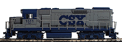 Walthers - Trainline(R) Diesel Powered GP15-1 - CSX #1511 (blue & gray ...
