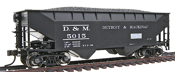 Atlas Trnm - Trainman(R) 2-Bay Offset Hopper - Detroit & Mackinac #5015 ...