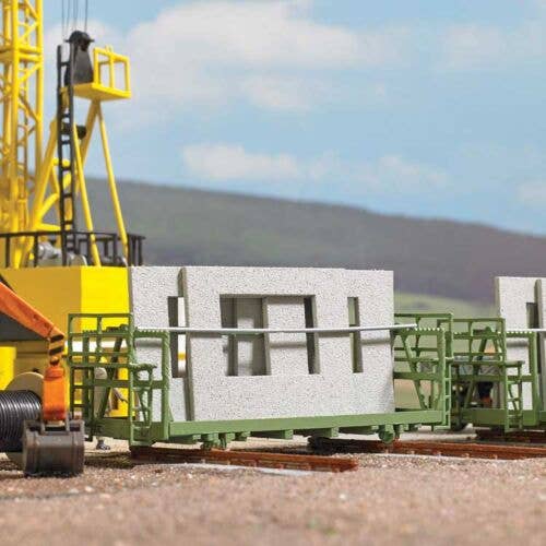 Busch - Transport Rack with Concrete Panels - Kit - 189-1848