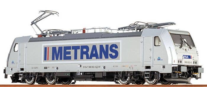 Brawa - Traxx Class BR 186 Electric - Standard DC - Metrans #386 002-0 ...