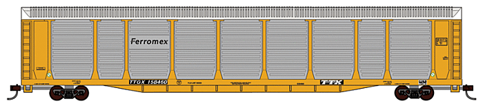 Con-Cor - Tri-Level Auto Rack - Ready to Run - Ferromex TTGX #158460 ...