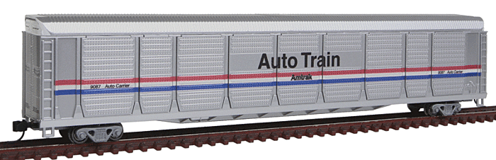 Con-Cor - Tri-Level Auto Rack - Ready to Run - Amtrak #9087 (Phase III ...