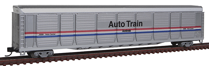 Con-Cor - Tri-Level Auto Rack - Ready to Run - Amtrak #9099 (Phase III ...