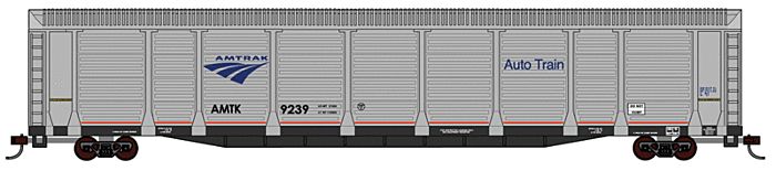 Con-Cor - Tri-Level Auto Rack - Ready to Run - Amtrak #9232 (Phase IVb ...