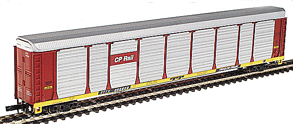 Con-Cor - Tri-Level Auto Racks - CP Rail (Bright Red) - 223-603029