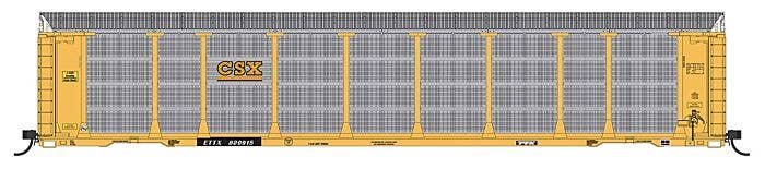 Intermount - Tri-Level Enclosed Auto Rack - Ready to Run - CSX ETTX ...