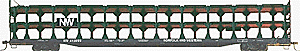 Accurail - Tri-Level Open Auto Rack - Norfolk & Western - 112-9307