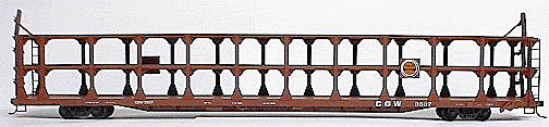 Accurail - Tri-Level Open Auto Rack - Chicago Great Western (Mineral ...
