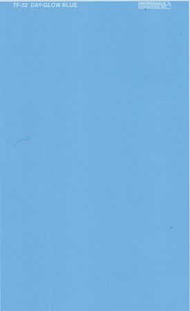 Microscale - Trim Film Solid Color Decal Sheet - Day-Glo Blue - 460-32