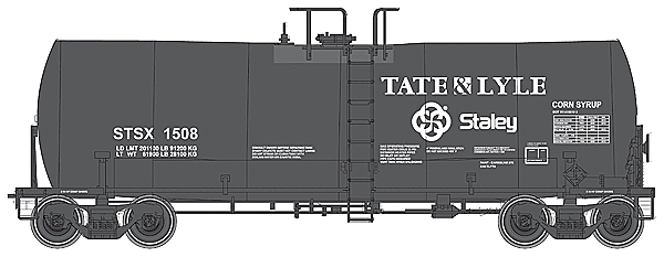 Atlas - Trinity 17,600-Gallon Corn Syrup Tank Car - Ready to Run - Tate ...