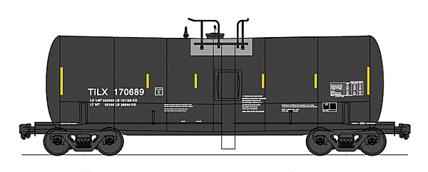 Intermount - Trinity 19,600-Gallon Tank Car - Ready to Run - Ready to ...