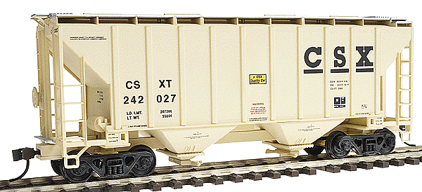 Walthers - Trinity 2-Bay Cement Service Covered Hopper - Assembled ...