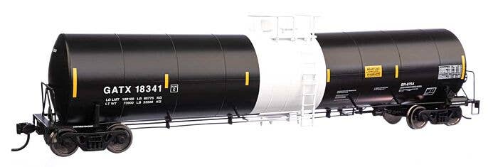 Walthers - Trinity 25,000-Gallon Tank Car - Ready to Run - GATX #18341 ...